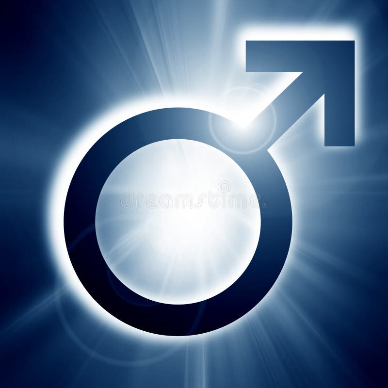 Male symbol stock illustration. Illustration of blue - 33289382