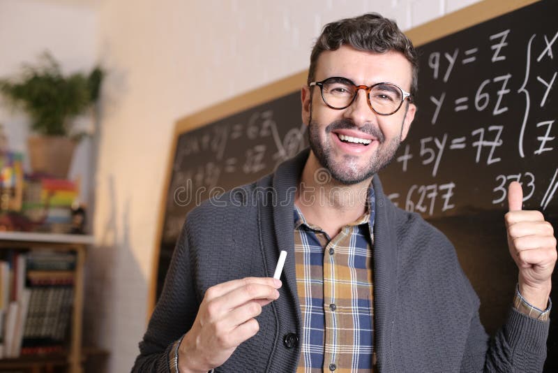Male Teacher Showing Stop Sign with Hand Gesture Stock Image - Image of ... Male Teacher Showing Stop Sign with Hand Gesture Stock Image - Image of ...