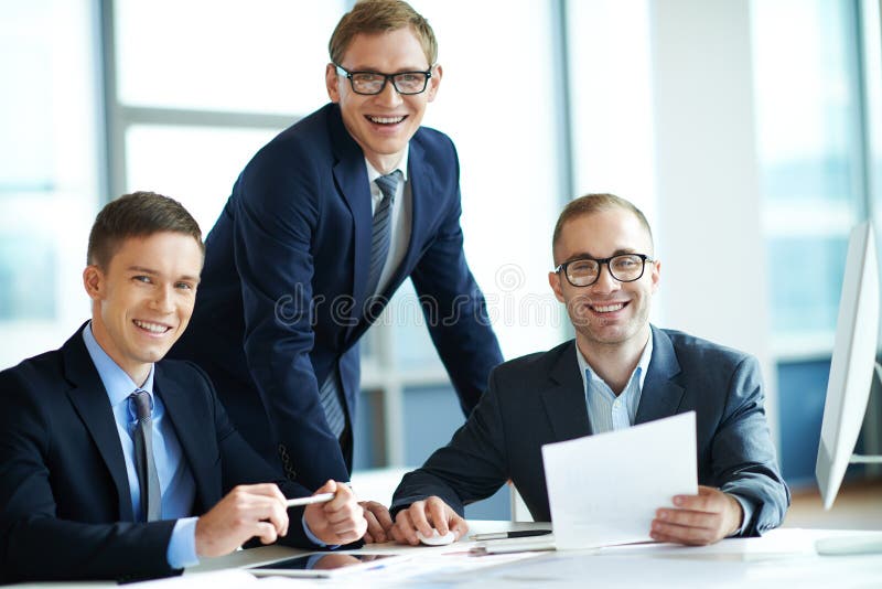 Male team stock image. Image of happy, business, portrait - 59753727