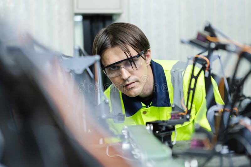 Automation Robotics and AI Synergy Stock Photo - Image of mechanization ...