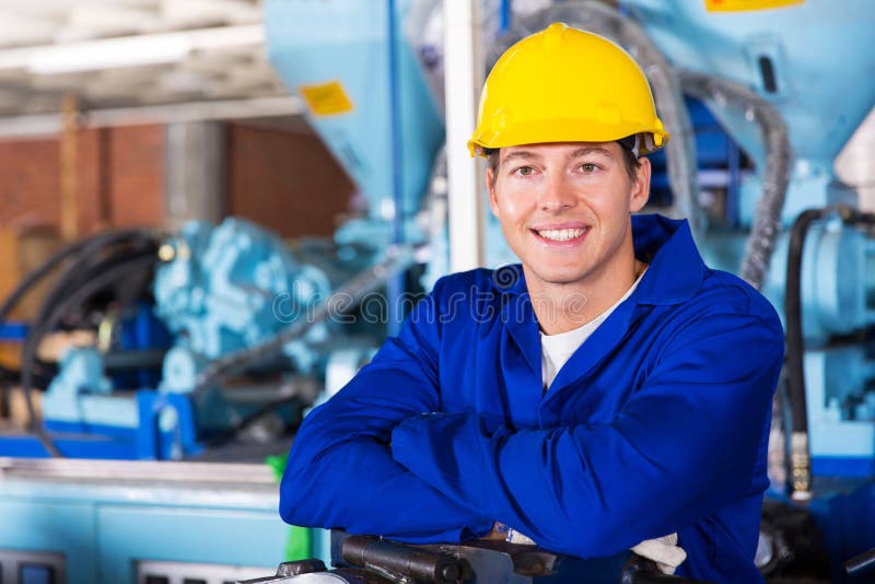 Male technician portrait stock photo. Image of industry - 45400580