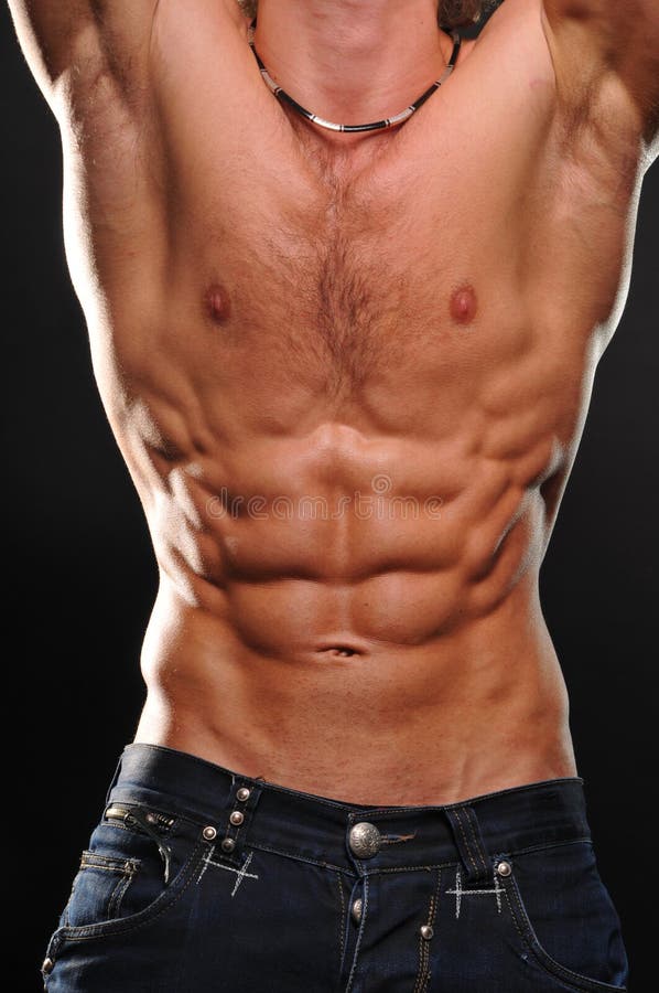 Male torso stock photo. Image of athlete, muscular, muscle - 14695618