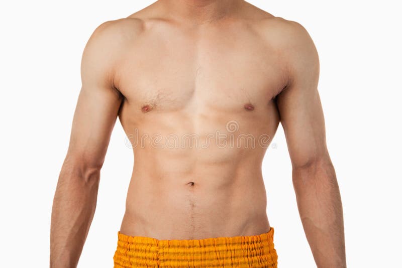 Muscular male torso stock image. Image of body, belly - 19054063