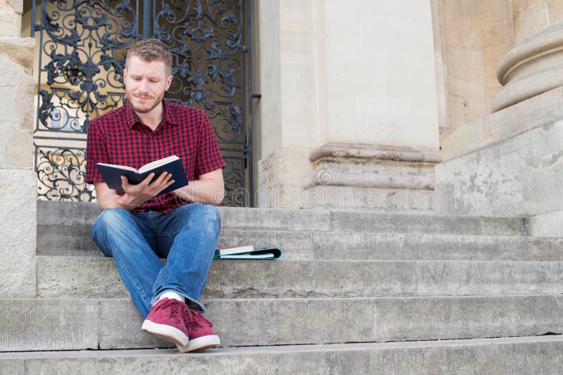 Reading Outside stock photo. Image of school, girl, female - 26707496