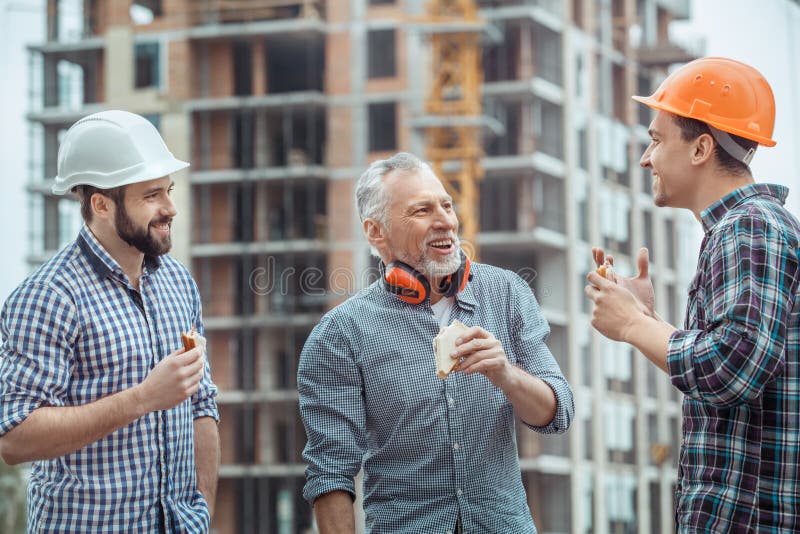 Male Work Building Construction Engineering Occupation Project Stock ...