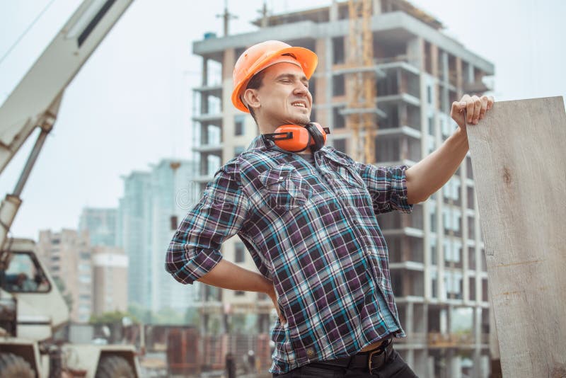 Male Work Building Construction Engineering Occupation Project Stock ...