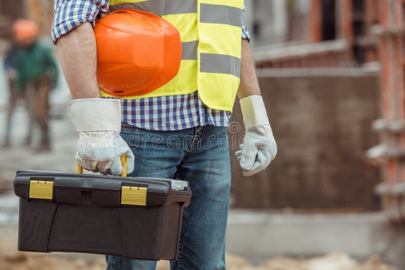 Male Work Building Construction Engineering Occupation Project Stock ...