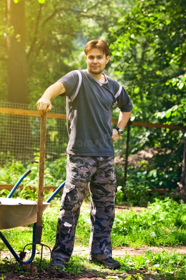 Male worker stock image. Image of carriage, success, dacha - 15062009