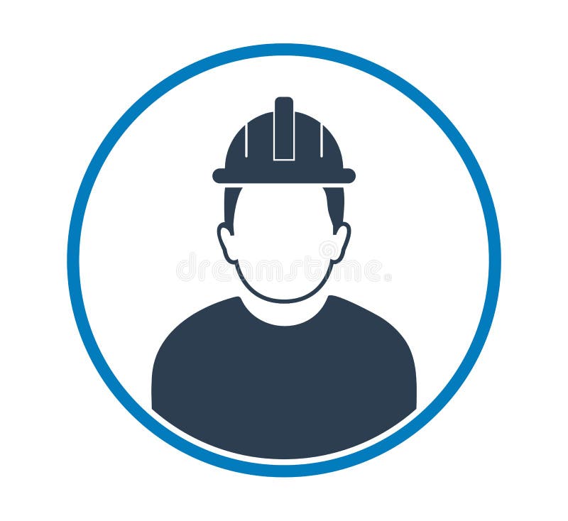 Male worker Icon. stock vector. Illustration of leader - 177250635