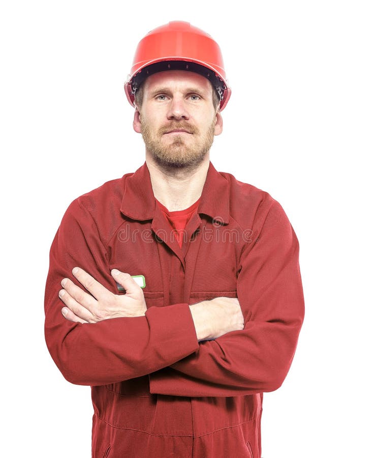 Male Worker stock image. Image of uniform, equipment - 52191947