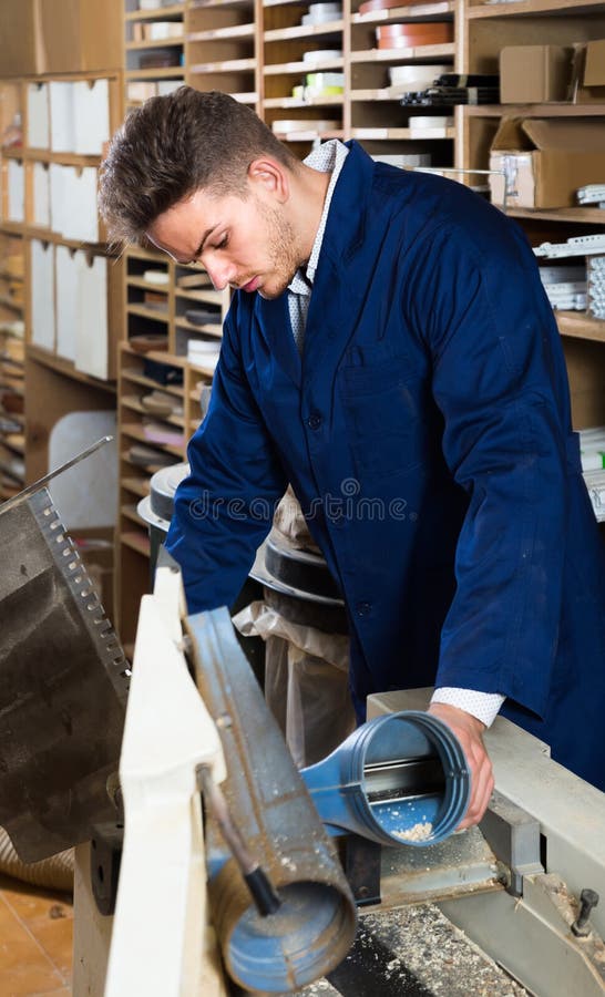 Worker Processing the Tomatoes Bushes in the Greenhouse Stock Photo ...