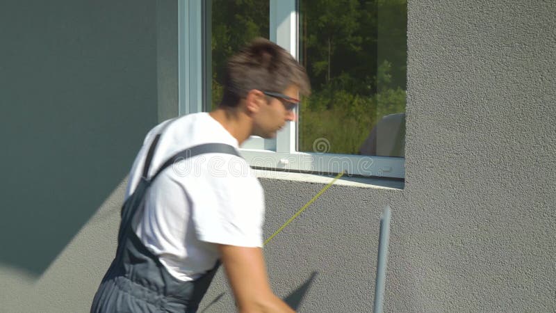 Window Fitting stock photo. Image of glazier, pane, repairing - 19848858