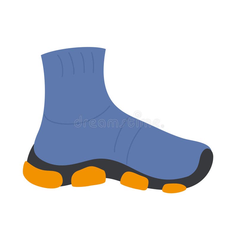 Male yeezy illustration stock vector. Illustration of footwear - 295726568