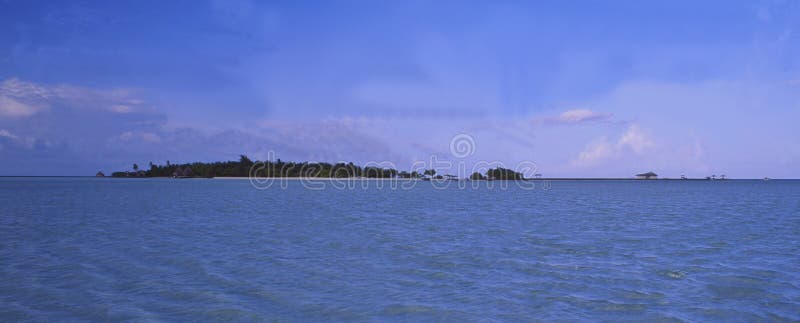 Maledives: the Beach of Rihivelli Island in the Ari Atoll Stock Image ...