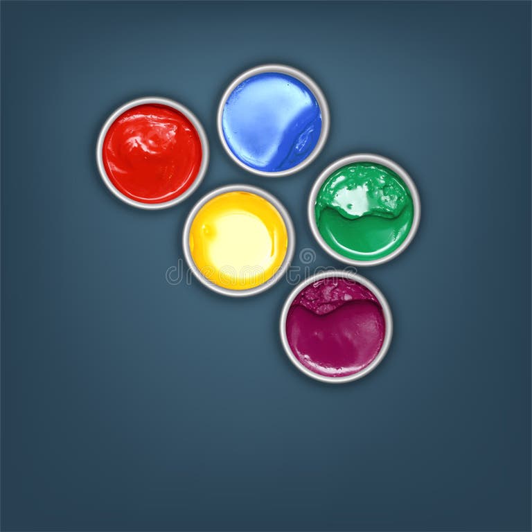 Malen Sie Dosen. vektor abbildung. Illustration von künstler - 29634802