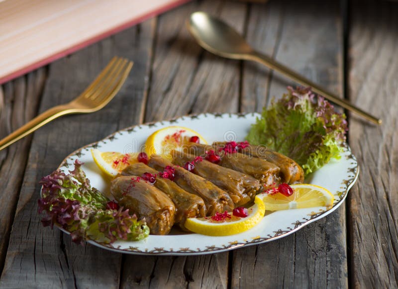 Malfoof Served in a Dish Isolated on Wooden Background Side View of ...