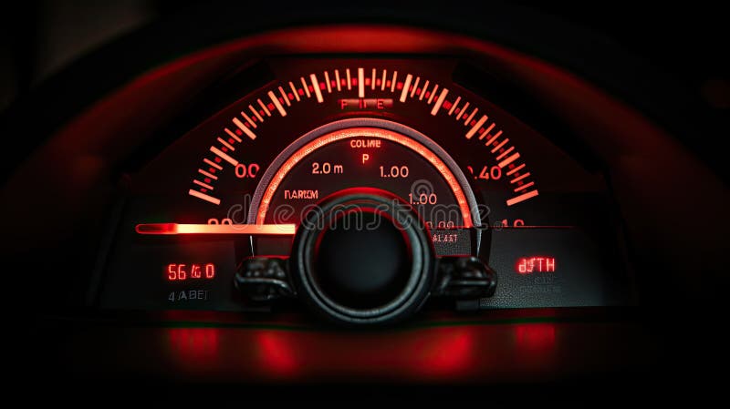 Malfunction Dashboard Warning Light Stock Illustration - Illustration ...