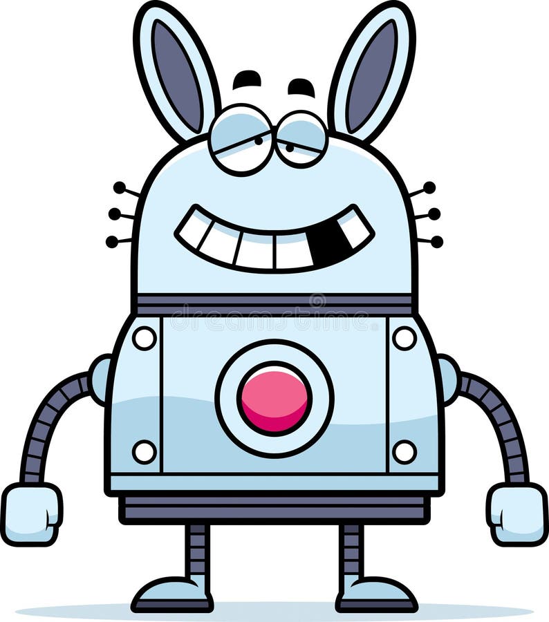 Malfunctioning Robot Rabbit Stock Vector - Illustration of robot, clip ...