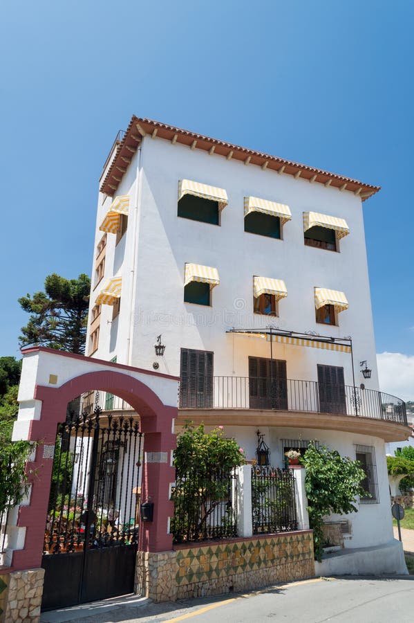 Malgrat De Mar Costa Brava Spain Stock Image - Image of european ...