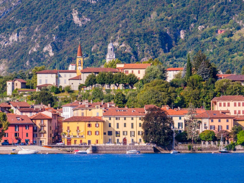 Malgrate, Lake of Como, Italy Stock Image - Image of natural, coast ...