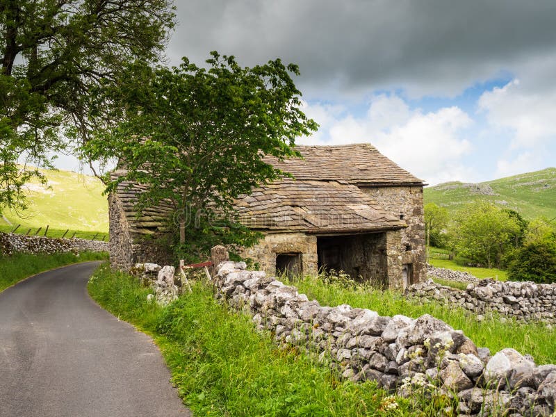 Malham barns stock photo. Image of muddy, yorkshire - 353812210