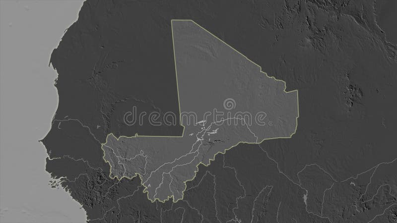 Mali - Bilevel. Composition Stock Illustration - Illustration of waters ...