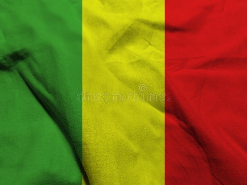 Mali flag with texture stock illustration. Illustration of politics ...