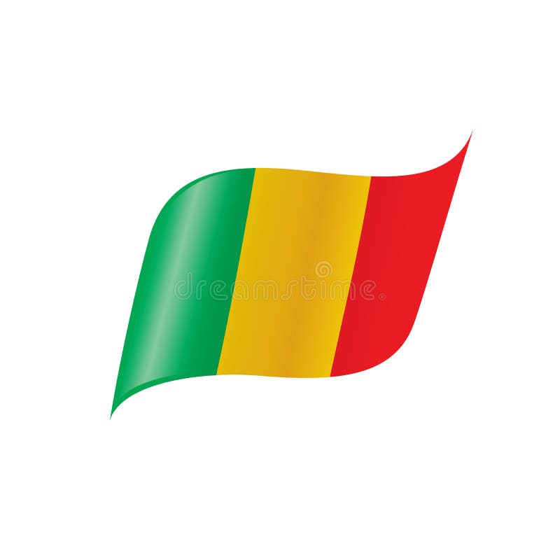 Mali flag. Vector stock vector. Illustration of graphic - 124523893