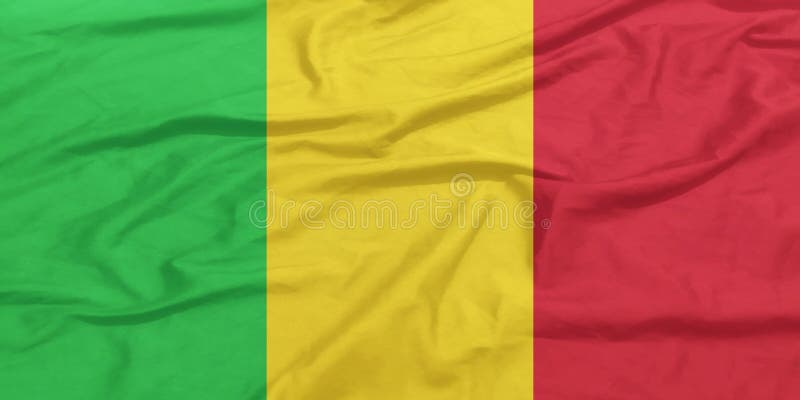 Mali Flag Waving Close Up stock image. Image of flag - 379240779