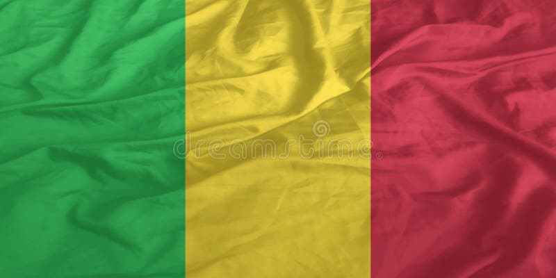 Mali Flag Waving Close Up stock photo. Image of flying - 379241070