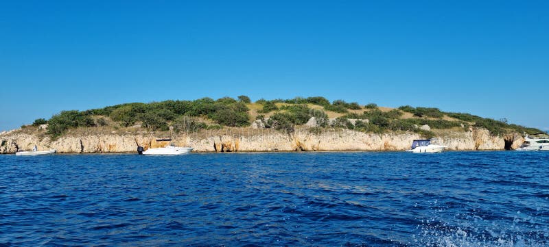 Mali Plavnik stock photo. Image of remote, mediterranean - 336807312