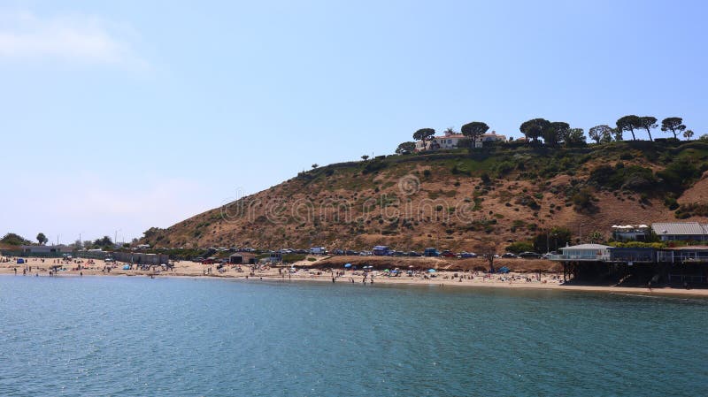 Malibu, California: MALIBU View from Malibu Pier Stock Photo - Image of ...