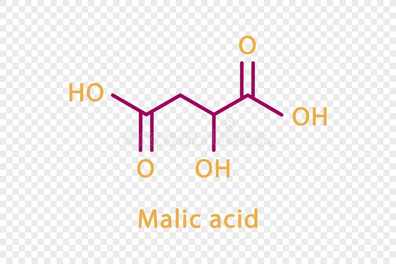 Malic Acid Chemical Formula. Malic Acid Structural Chemical Formula ...