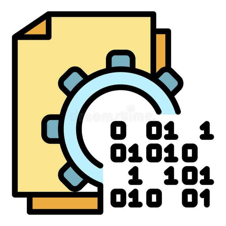 Malicious Code in Action Icon Color Outline Vector Stock Vector ...
