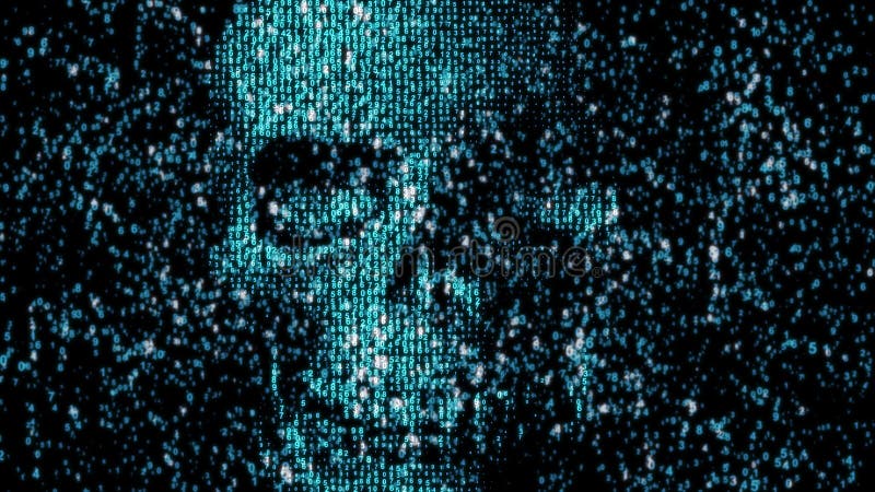 Danger in the Internet. Malicious Code Hacker. Skull Stock Illustration ...