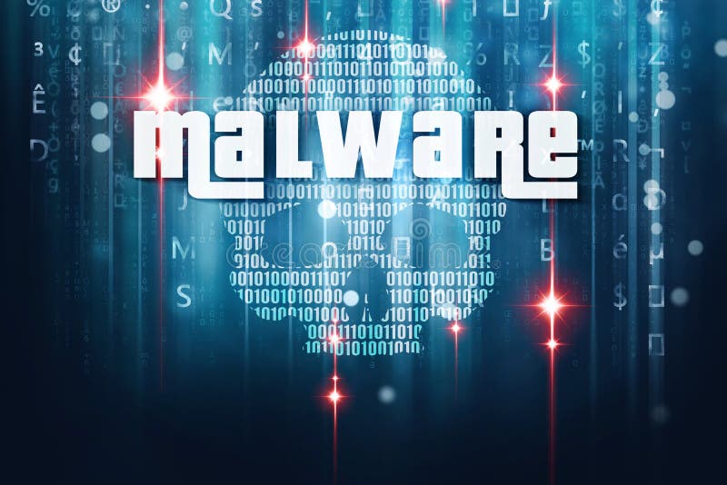 Computer Malicious Attack Dark Web Virus Malware Ransomware Trojan ...