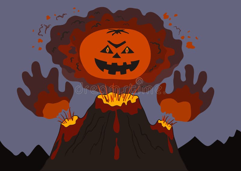 Volcano Cartoon Face Stock Illustrations – 111 Volcano Cartoon Face ...