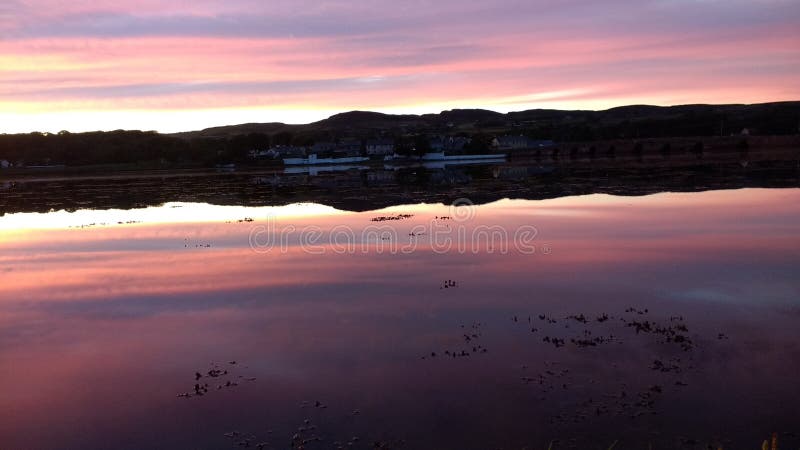 Malin town scene stock photo. Image of scene, reflect - 97350808