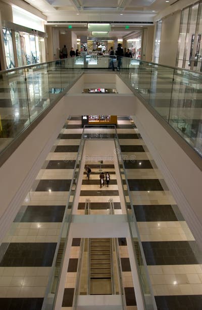Mall from Balcony stock image. Image of activity, mall - 2409817