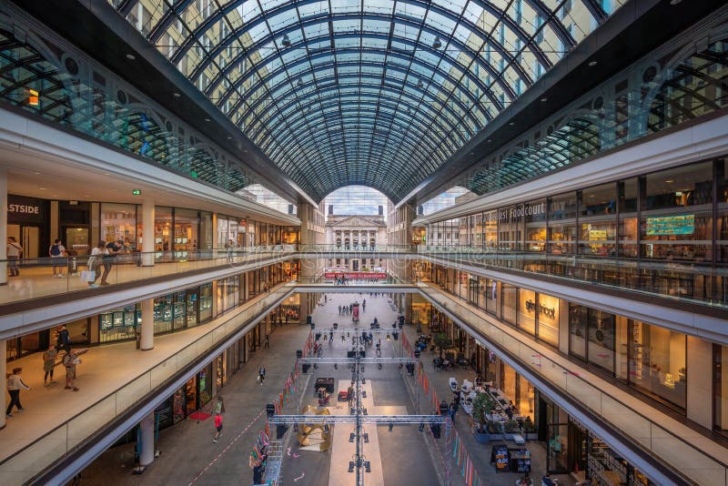 Mall of Berlin and Bundesrat - Berlin, Germany Editorial Photo - Image ...