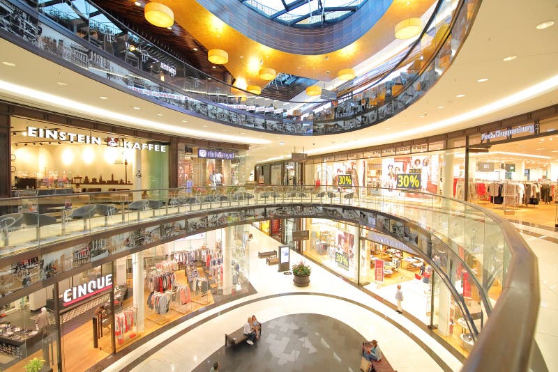 Mall of Berlin Shopping Mall Berlin Germany Editorial Photography ...