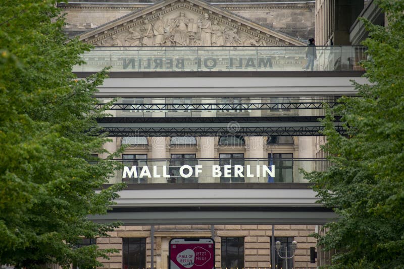 Mall of Berlin Sign Exterior in MItte Berlin Germany Editorial Image ...