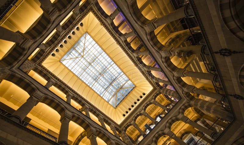 Mall with columns stock photo. Image of house, facade - 29956258