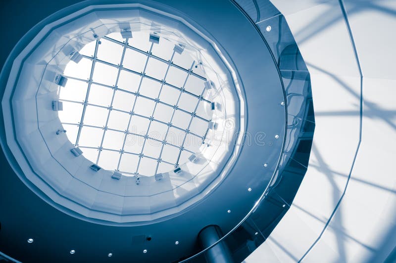 The Mall Hall of Round Ceiling Stock Image - Image of glazed, hall ...