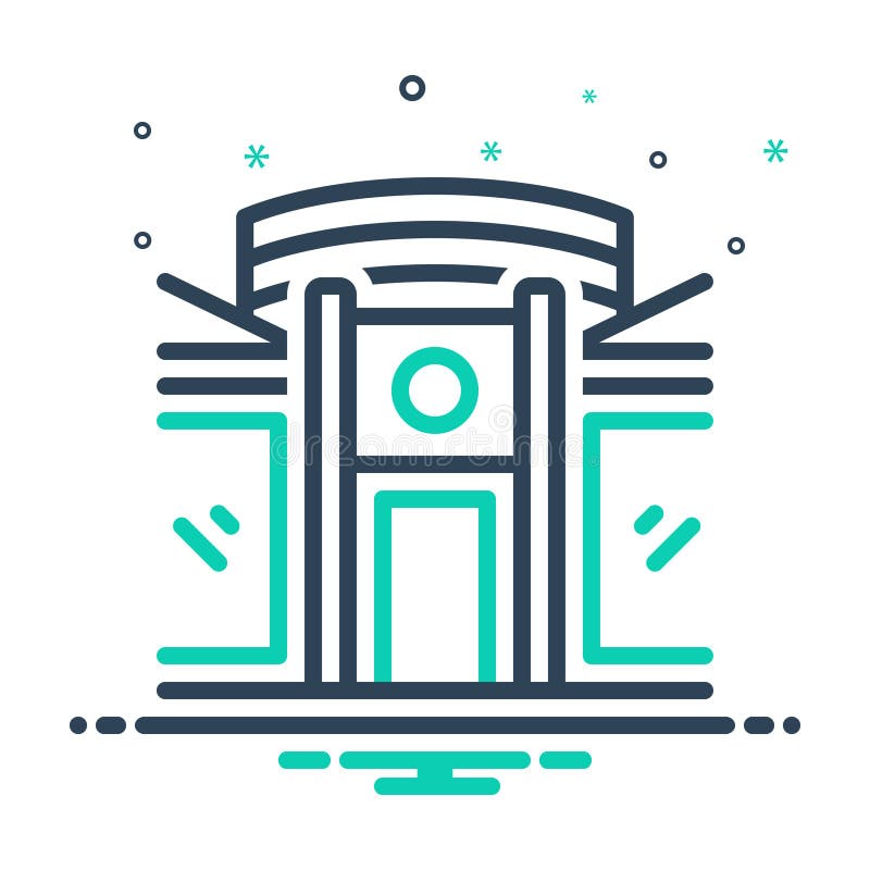 Mix Icon for Mall, Shopping and Center Stock Vector - Illustration of ...