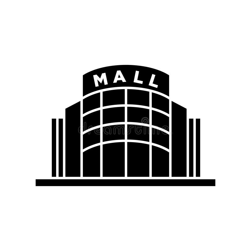 Mall Icon Vector Design Template Basic RGB Stock Vector - Illustration ...