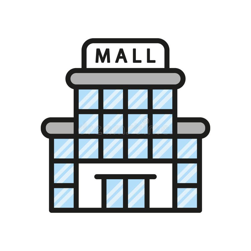 Mall Icon Vector Design Templates Simple and Modern Stock Illustration ...