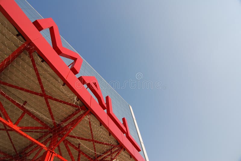 Mall outdoor stock photo. Image of blue, building, property - 9069872