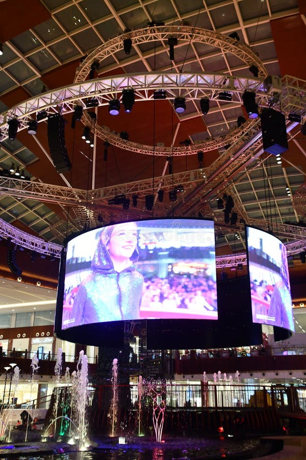 Mall of Qatar in Doha, Qatar Editorial Stock Photo - Image of complex ...