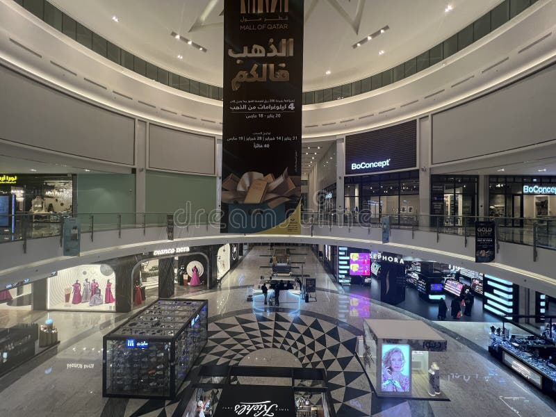 Mall of Qatar in Doha, Qatar Editorial Photo - Image of fashion, arabic ...